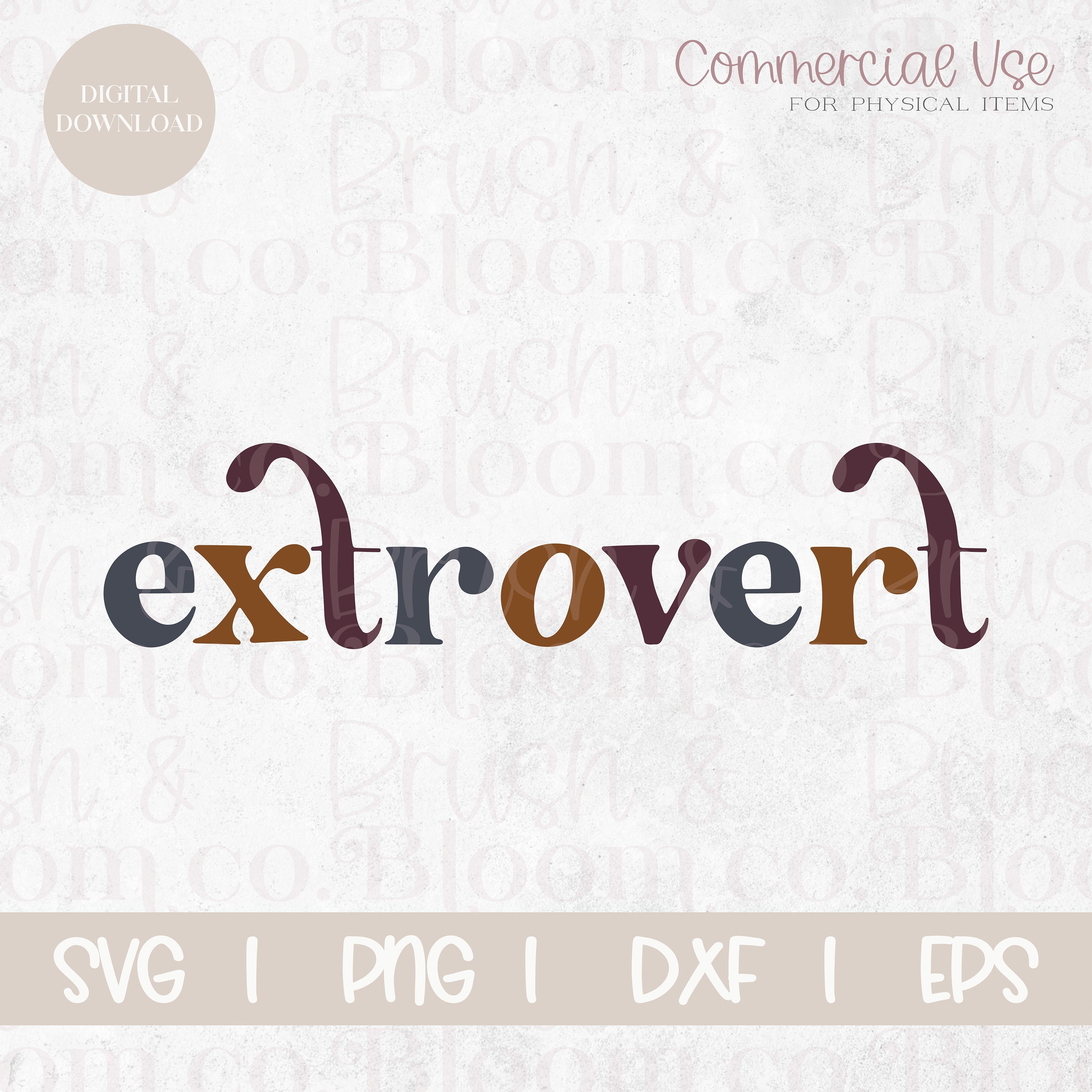 Extrovert SVG Personality SVG Retro SVG Social Svg - Etsy