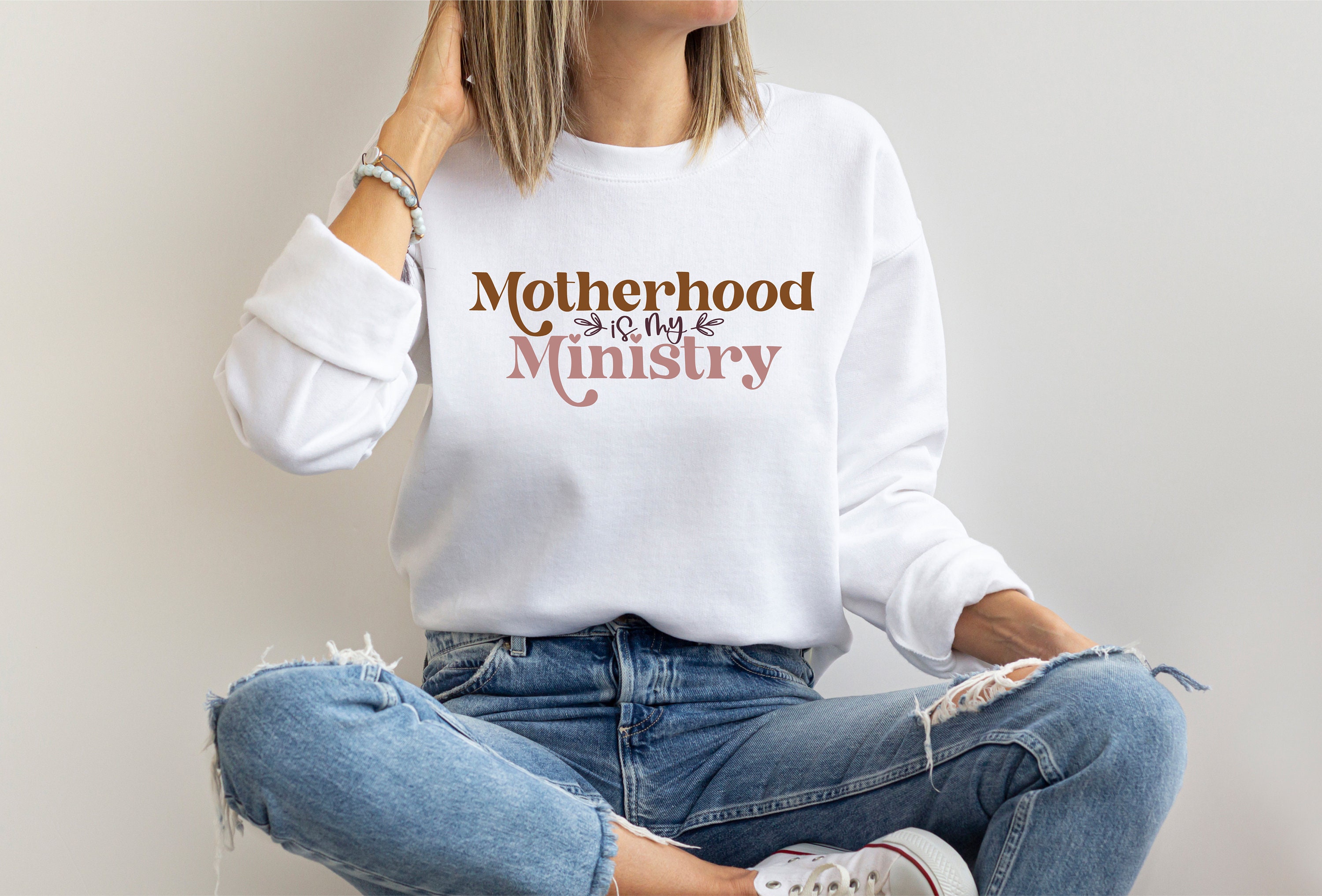 Motherhood is My Ministry SVG Motherhood SVG Christian Mom SVG ...