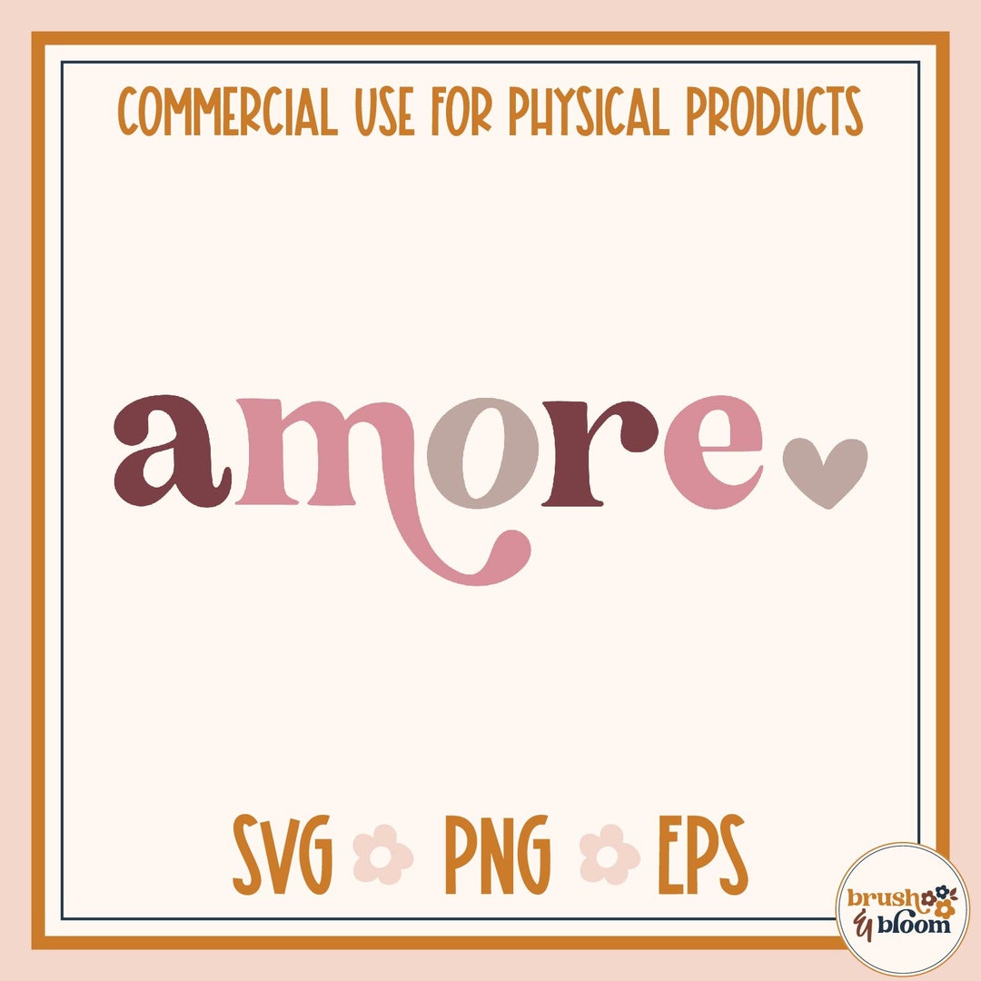 Amore SVG - Valentine's Day SVG - Etsy