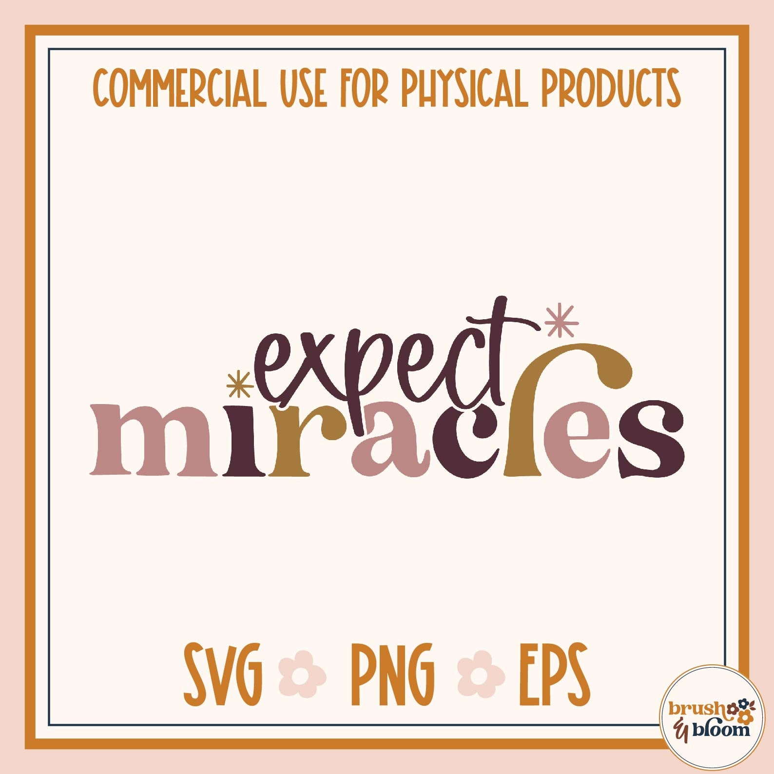 Expect Miracles SVG Motivational SVG Inspirational SVG Miracle Svg ...