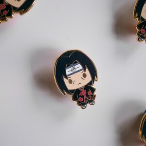 Chibi Illusion Ninja Enamel Pin Anime Pins Kawaii Custom Fandom Anime ...