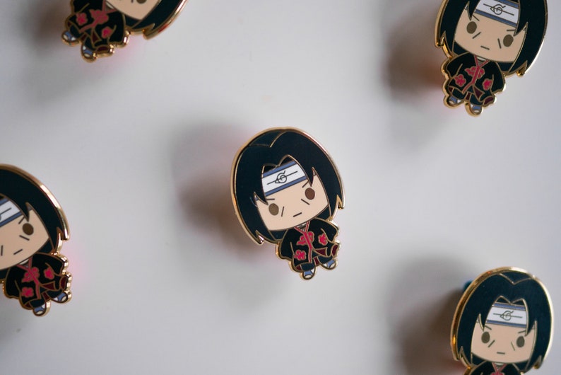Chibi Illusion Ninja Enamel Pin Anime Pins Kawaii Custom - Etsy