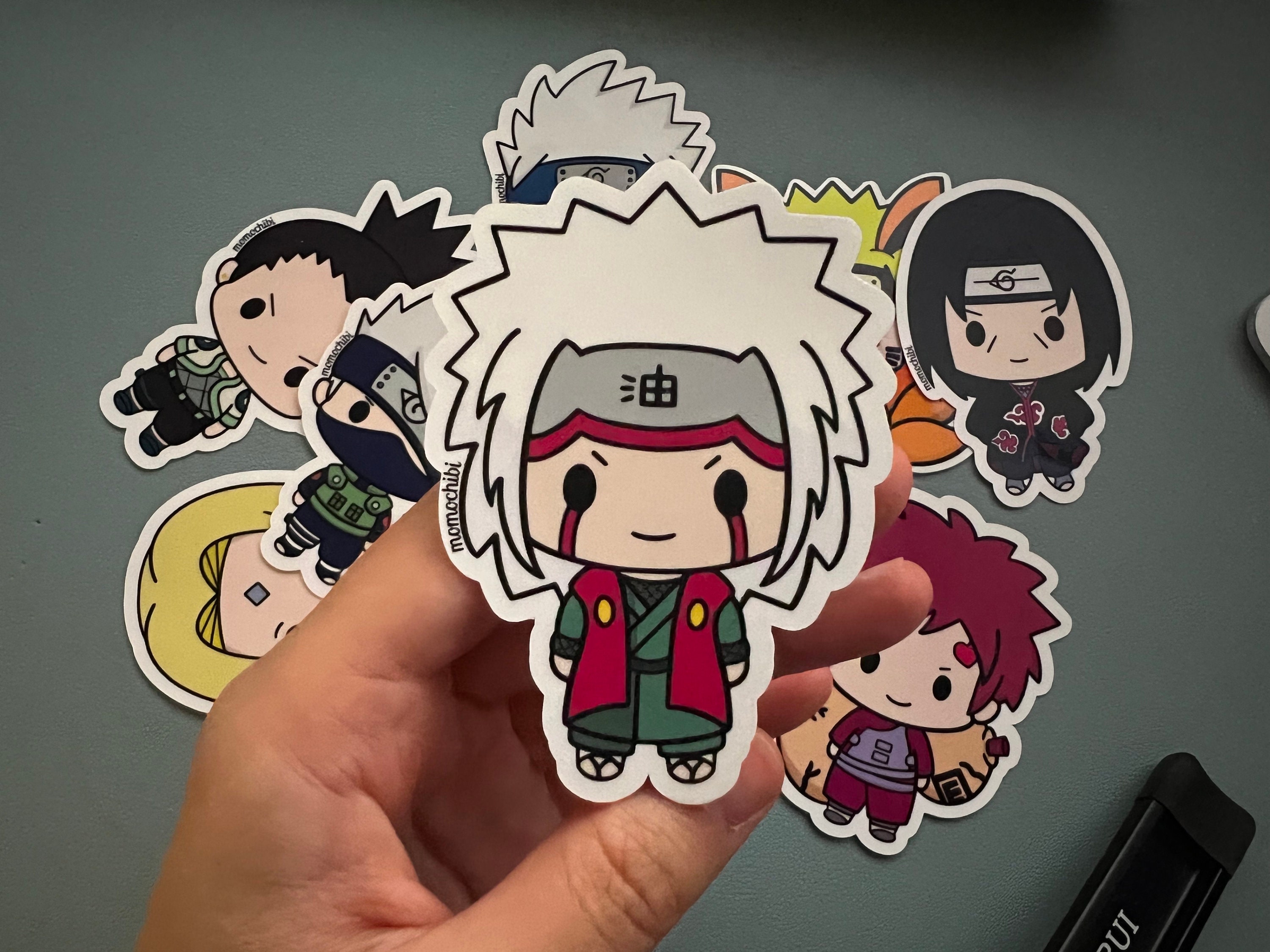 Chibi Pervy & Slug Sage Ninja Stickers Kawaii Custom Fandom - Etsy