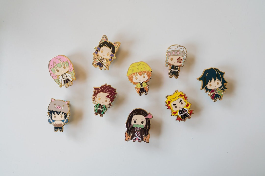 Mystery Oopsie Chibi Anime Enamel Pin Pack of 3 (swordsman Pins ...