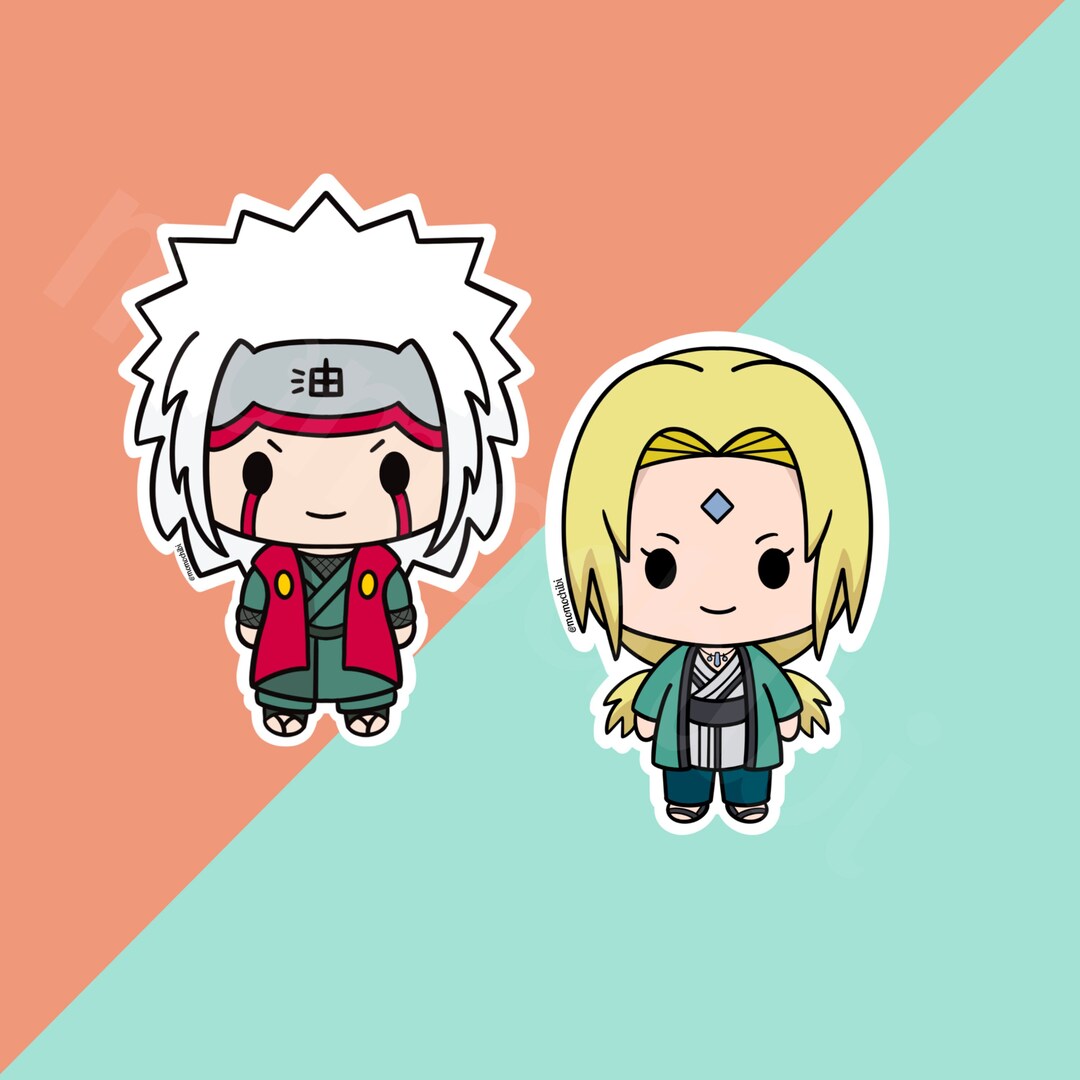 Chibi Pervy & Slug Sage Ninja Stickers Kawaii Custom Fandom Anime ...