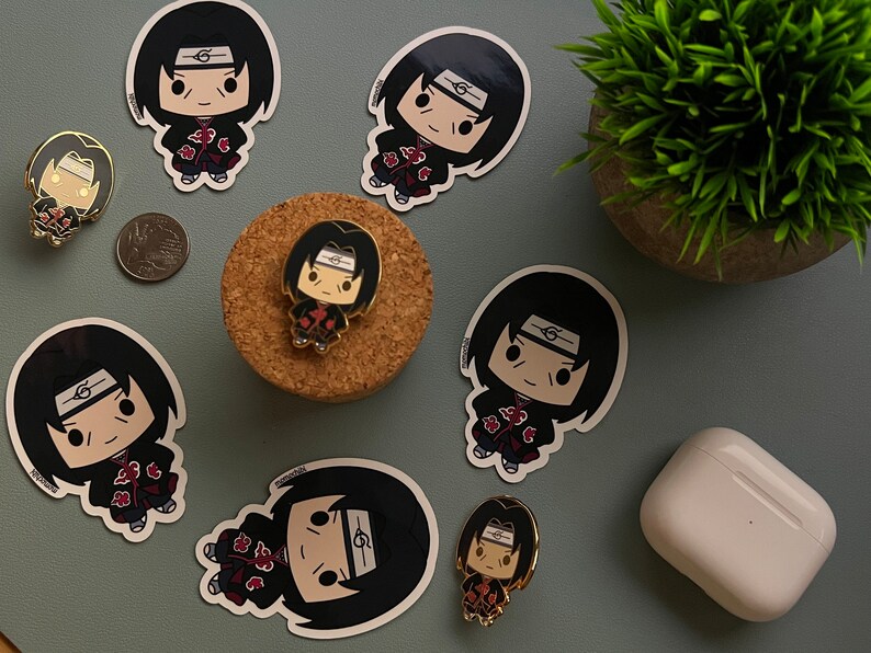 Chibi Illusion Ninja Enamel Pin Anime Pins Kawaii Custom - Etsy