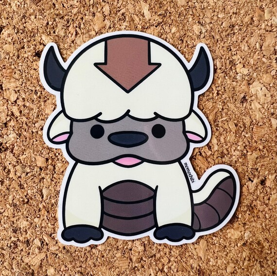 Chibi Appa Stickers Avatar the Last Airbender Custom Anime - Etsy