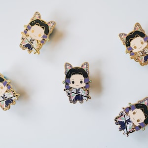 Chibi Insect Swordsman Enamel Pin Anime Pins Kawaii Custom Anime Enamel ...