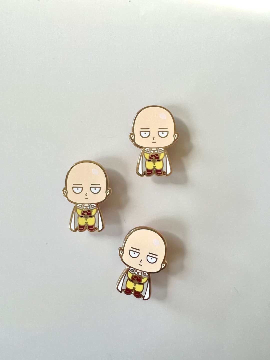 Chibi Bald Hero Enamel Pin Anime Pins Kawaii Custom Anime - Etsy