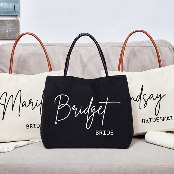 Bridesmaid Tote Bag - Etsy