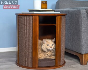 End Table Cat - Etsy