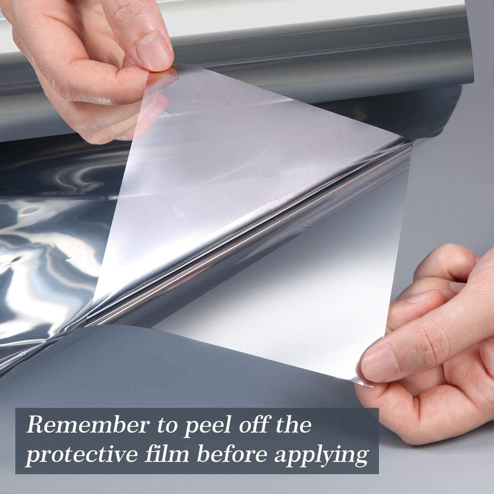 Mirror Window Film, Privacy Self-adhesive Film, Anti UV Heat Control ...