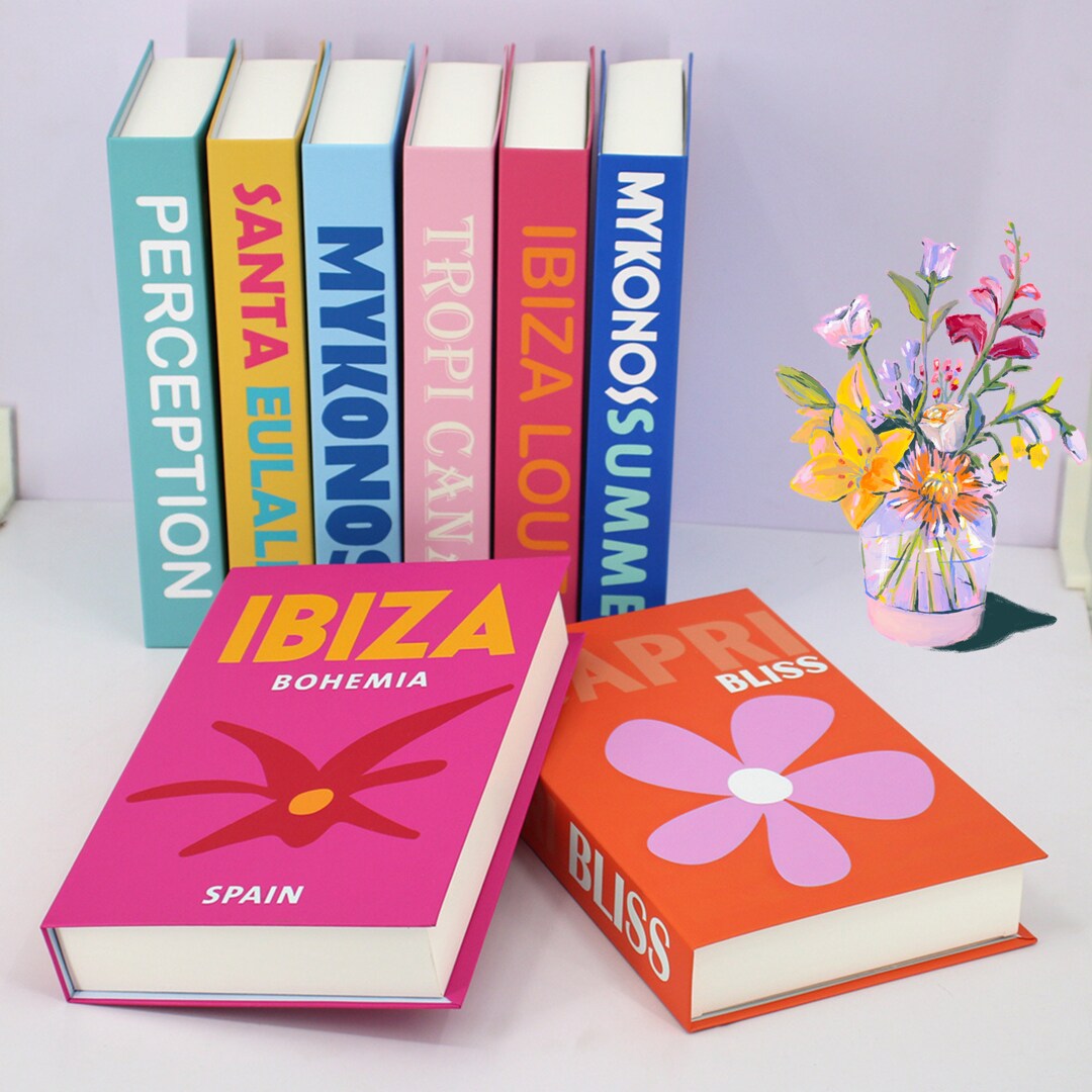 Openable Book Box, Shelf Décor, Coffee Table Décor, Book Staging ...