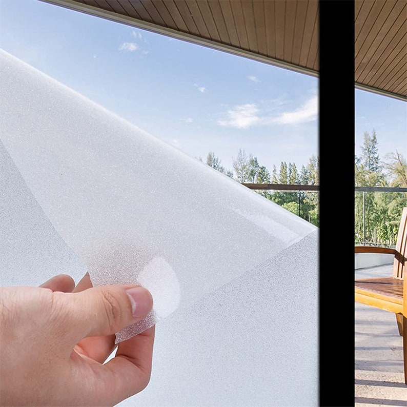 Frosted Glass Window Film, Sun Blocking Window, Tinting Film for Home ...