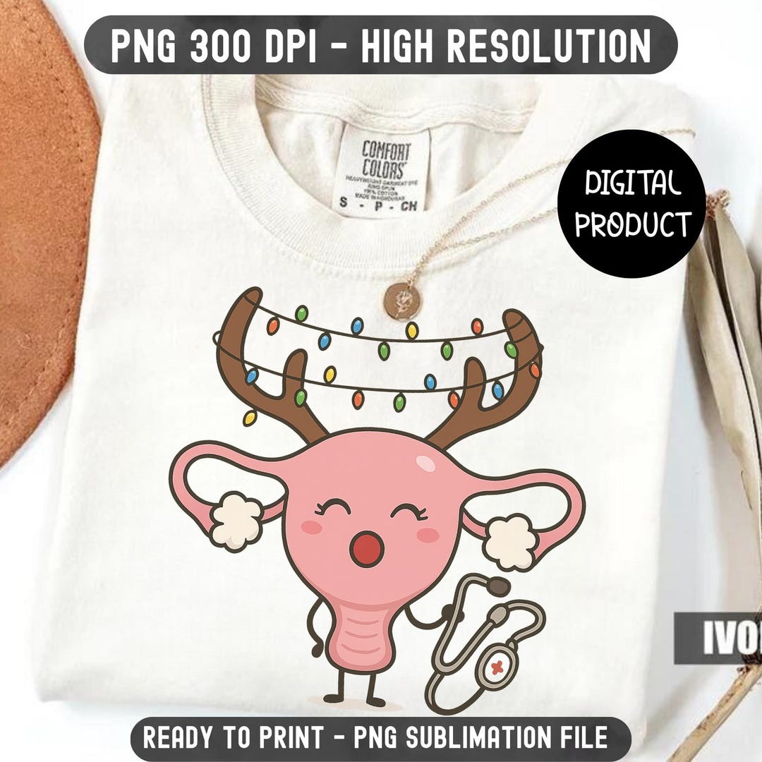 Reindeer Speculum Nurse PNG, Funny OB GYN Png, Christmas Design for ...