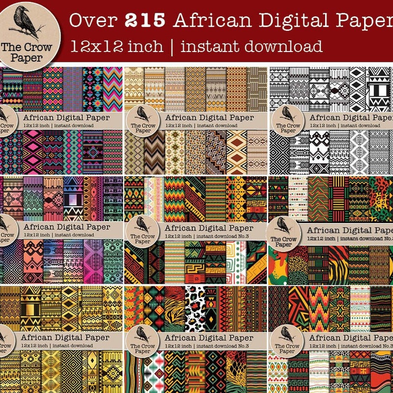 African Print Paper - Etsy