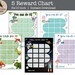 Bundle Reward Chart Printable | Fairy Space Mermaid Dinosaur Behavior ...
