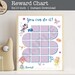 Bundle Reward Chart Printable Fairy Space Mermaid Dinosaur - Etsy