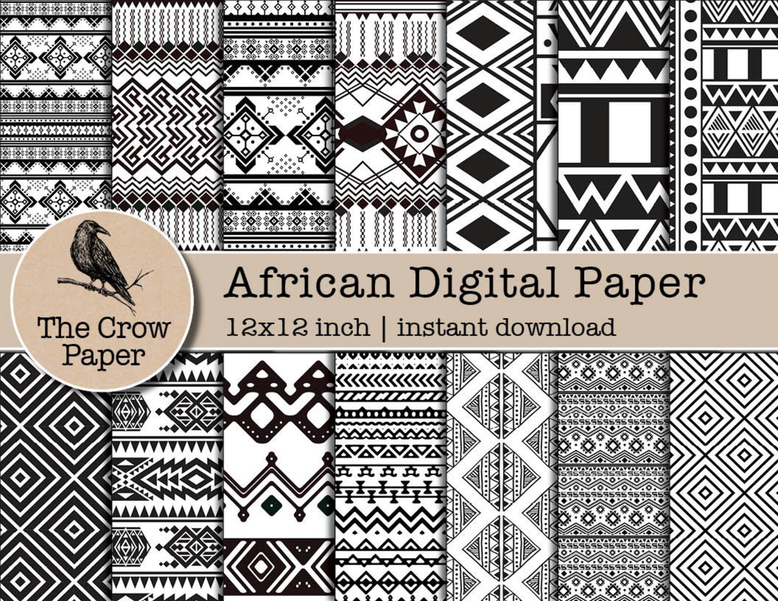 Huge Package Kwanzaa African Digital Paper Papers Scrapbook Juneteenth ...