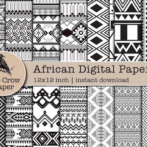 Huge Package Kwanzaa African Digital Paper | Papers Scrapbook ...