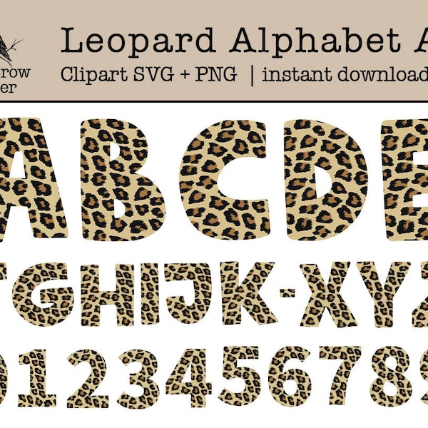 Cheetah Font - Etsy