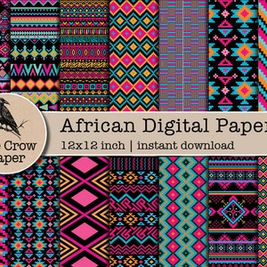 Huge Package Kwanzaa African Digital Paper | Papers Scrapbook ...