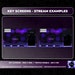 Animated Purple Theme Bokeh Stream Pack | Twitch & Youtube | Overlays ...