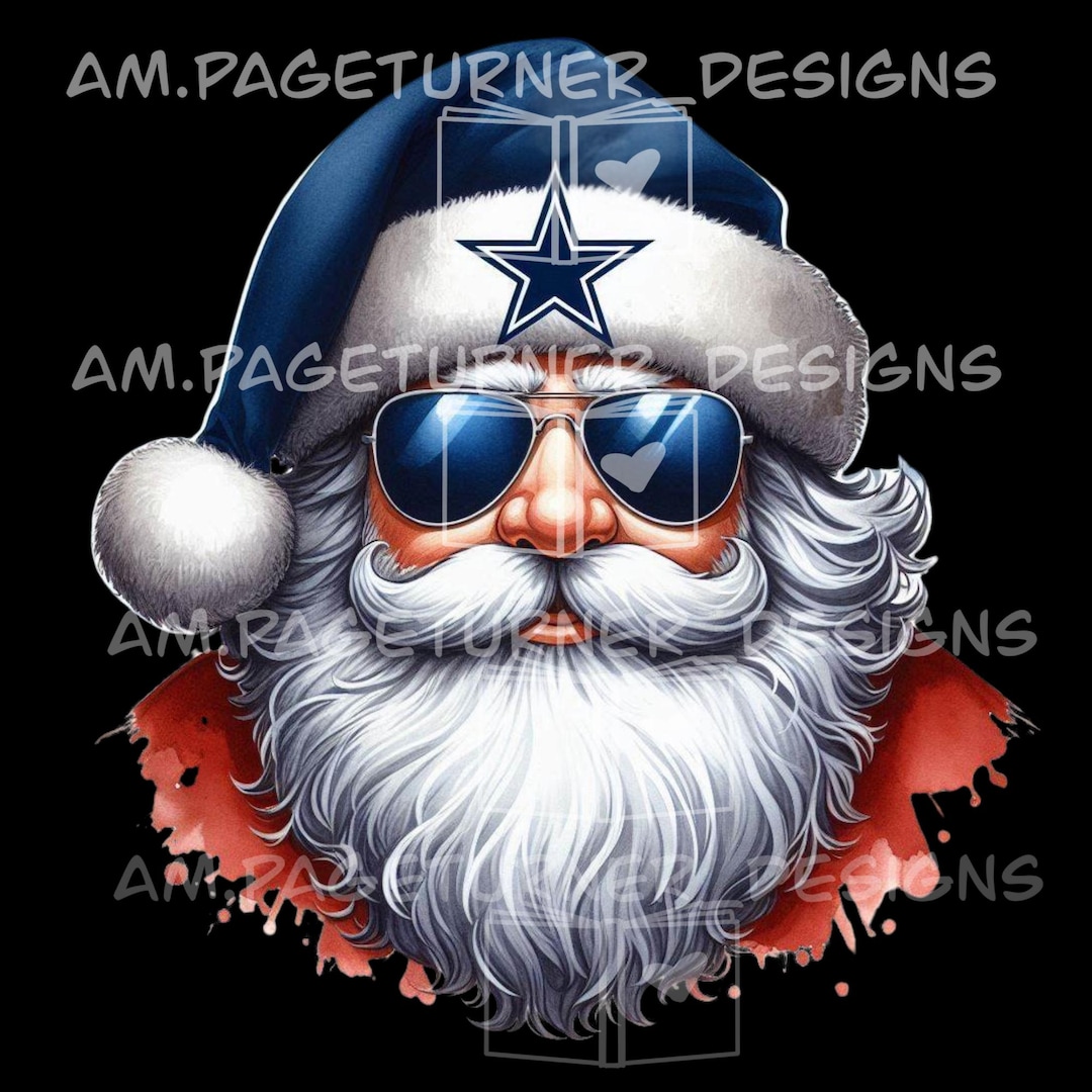 Cowboys Santa - Etsy