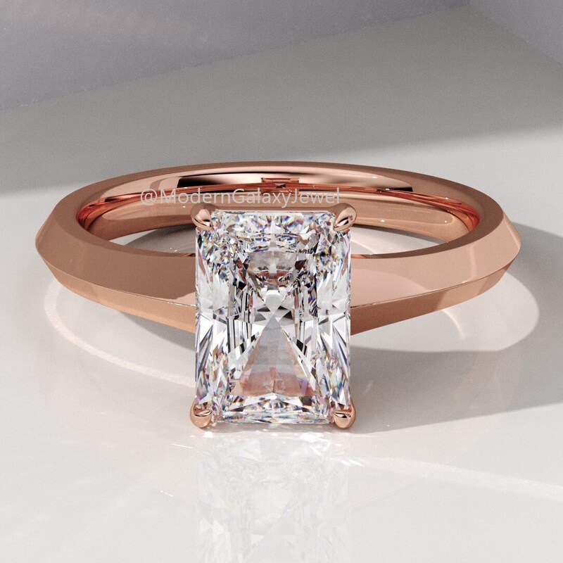 Minimal Diamond Ring - Etsy