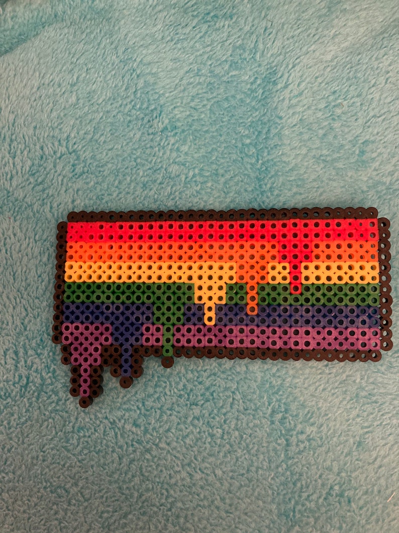 Drip Rainbow Pride Flag - Etsy