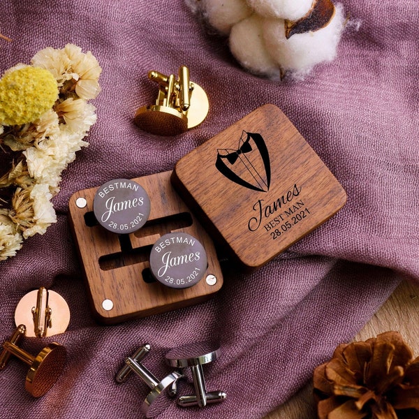 Monogram Cufflinks - Etsy