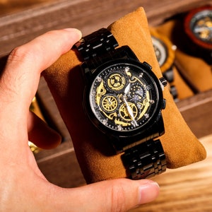 Personalized Watch Box - Holds 10 Watches, Watch Organizer, Watch ...