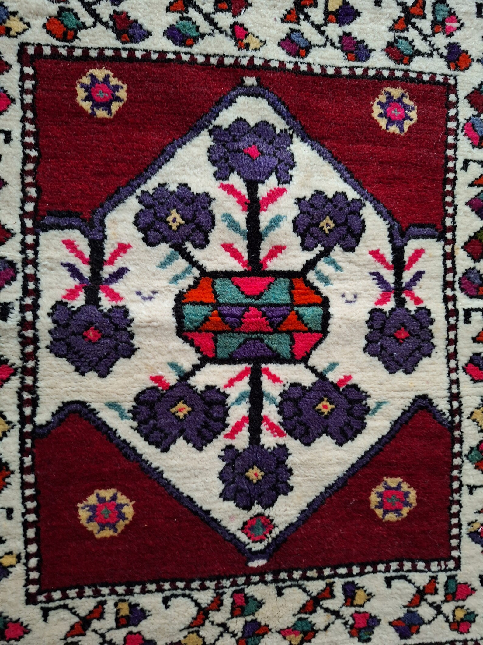 Antique Yunt Mountain, Yuruk Carpet - Etsy