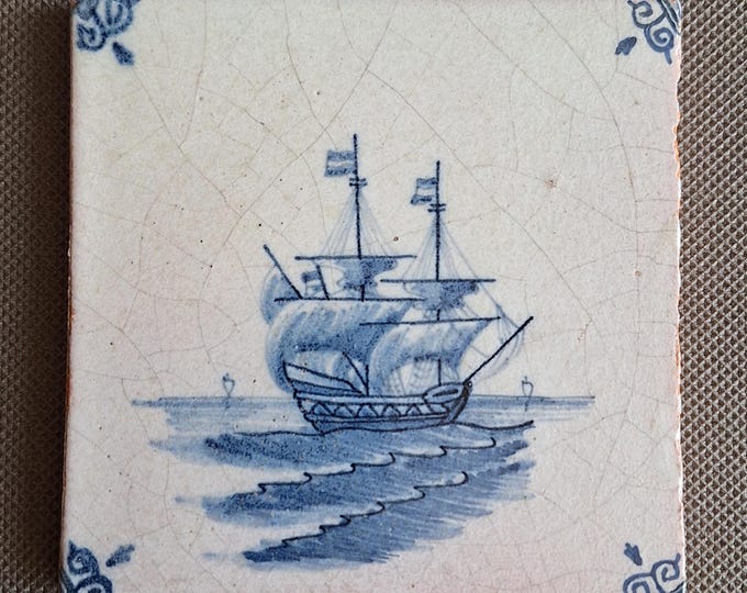 Antique Delft Tile, 1700s - Etsy
