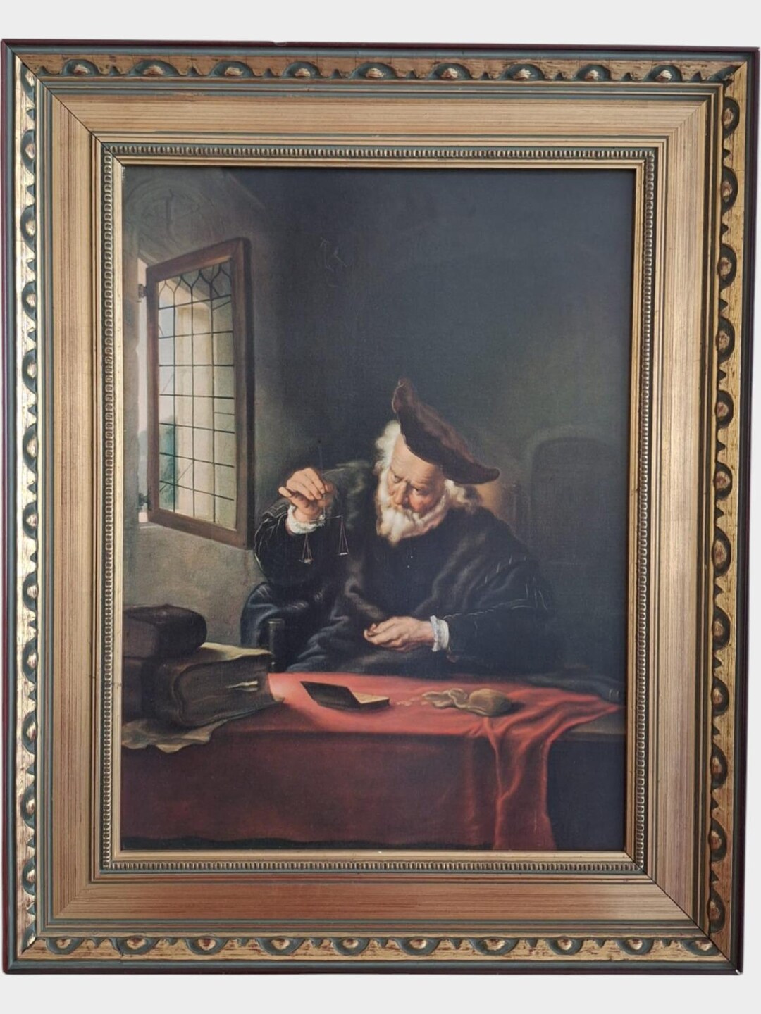 De Goudweger, by Dutch Artist Salomon Koninck. (the Gold Weigher) - Etsy