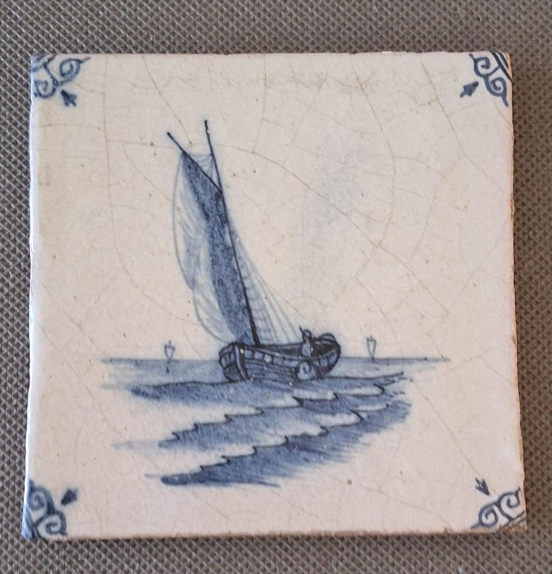 Antique Delft Tile, 1700s - Etsy
