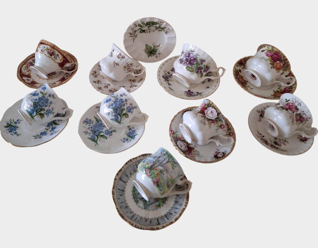 Royal Albert Cups and Saucers and an Ashtray. - Etsy