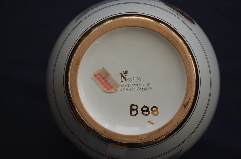 24ct Gold Plated Handmade Greek Vase - Etsy