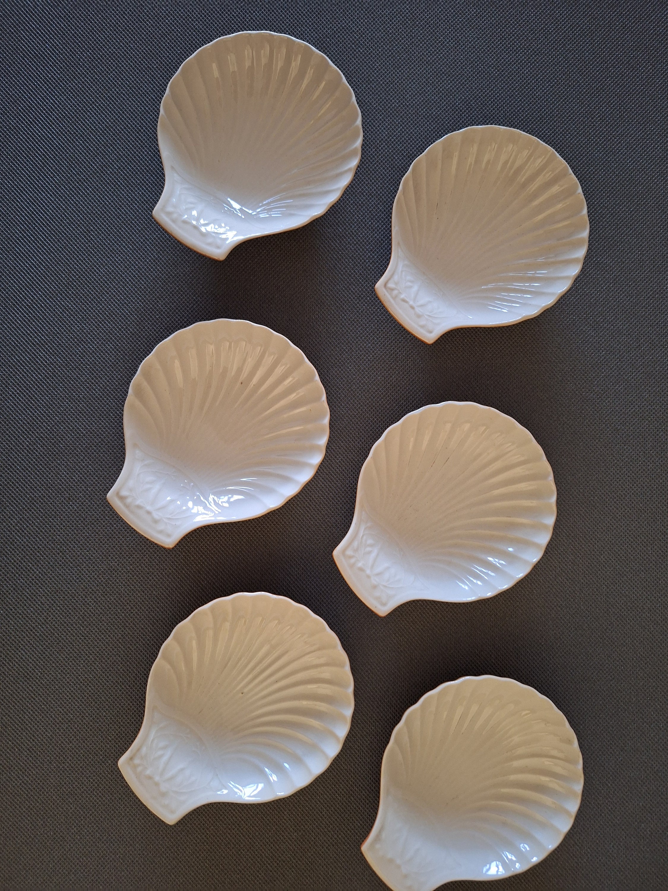 6 Petrus Regout Shell Entree Bowls Parafeu. - Etsy