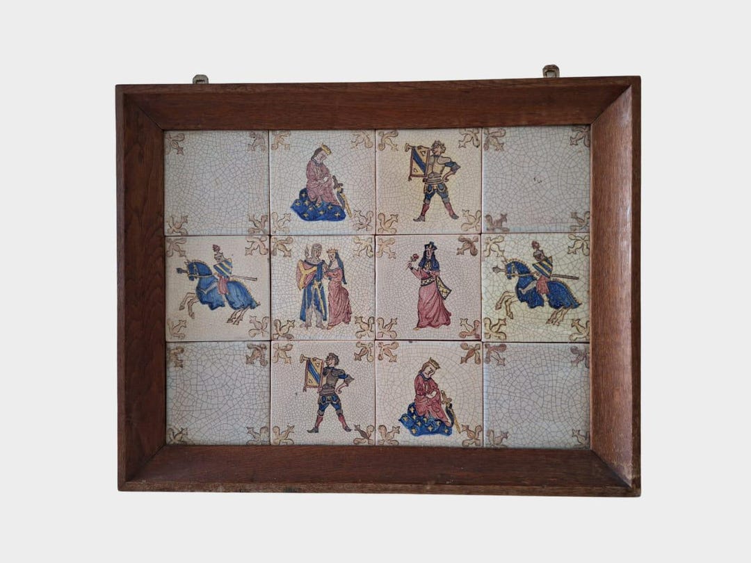 A Large Heavy 12 Delft Tile Tableau /plaque - Etsy
