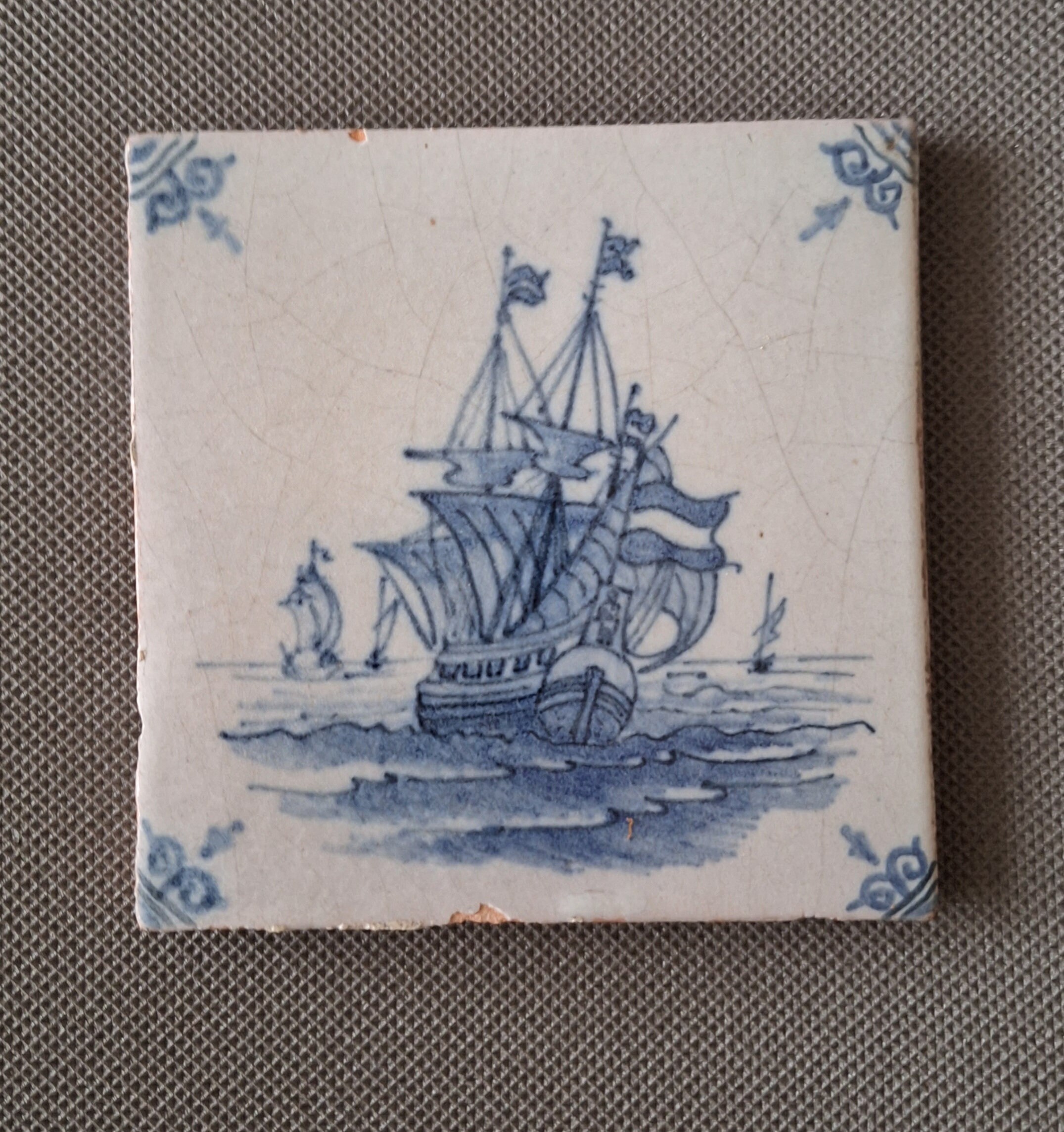 Antique Delft Tile 1700s - Etsy