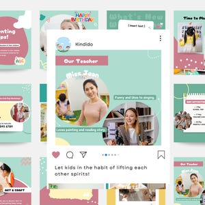 Educator Teacher Instagram Canva Template | Childhood Education ...