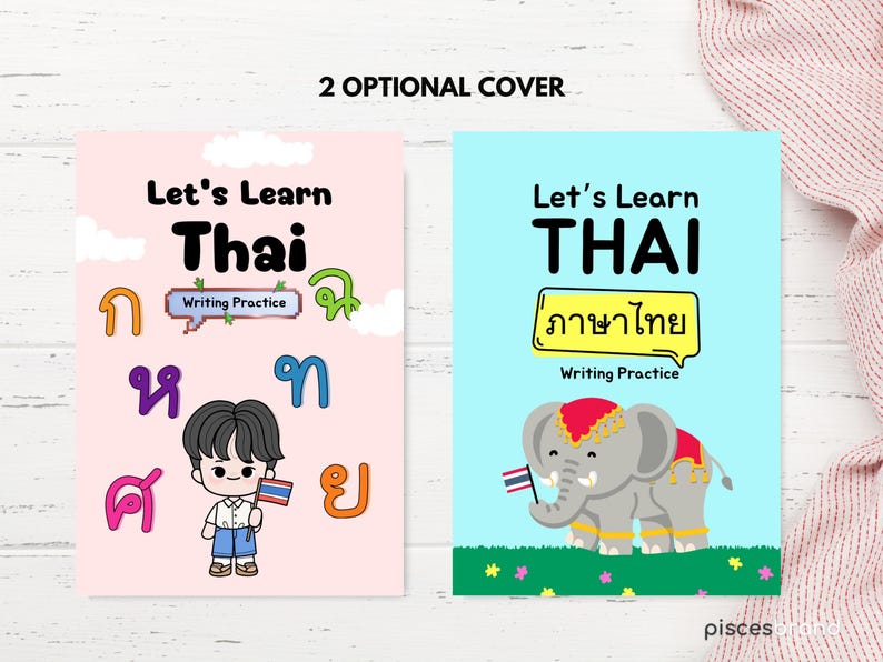 Learn Thai Alphabet Printable Worksheet PDF – Thai Writing Practice ...