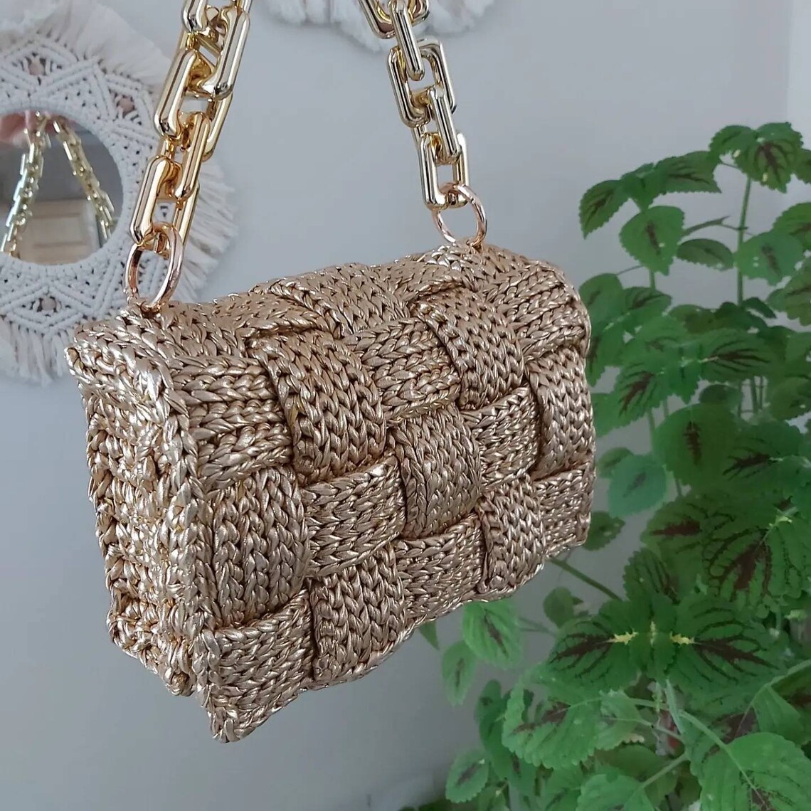 Metallic Bag/luxury Bag/gold Metallic Bag - Etsy