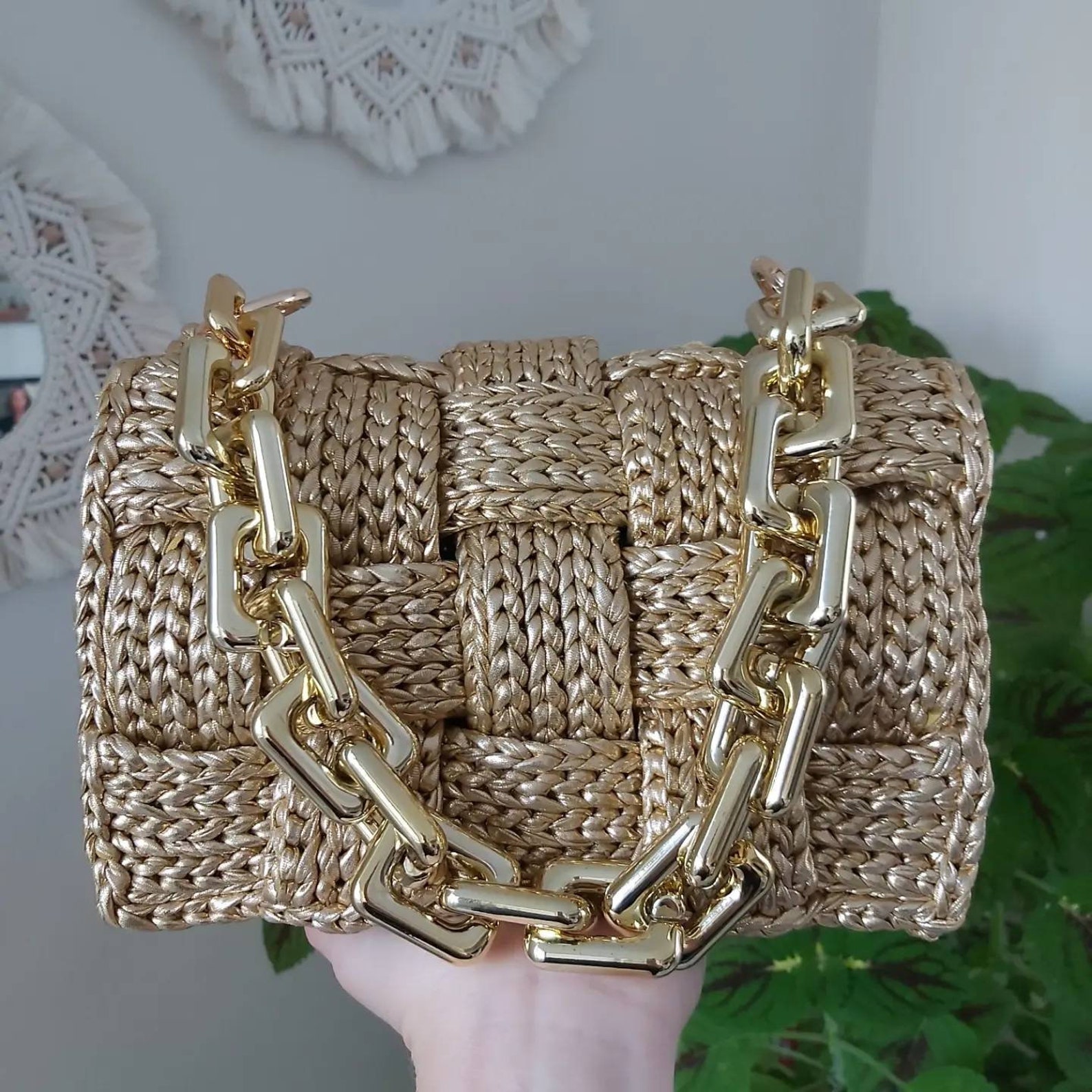 Metallic Bag/luxury Bag/gold Metallic Bag - Etsy