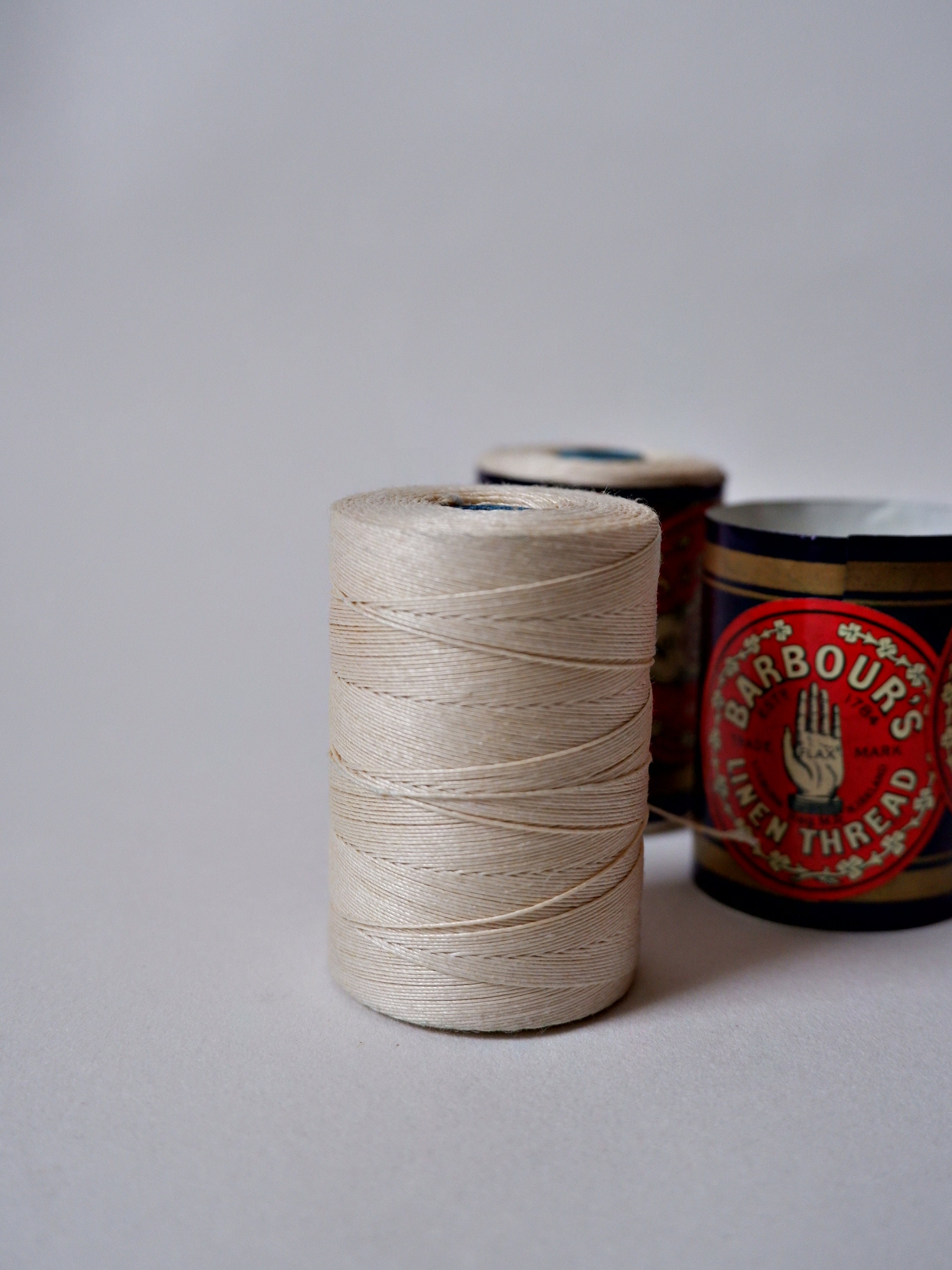Vintage Barbour Irish Linen Thread - Creamy White 50g - No:35 - Etsy