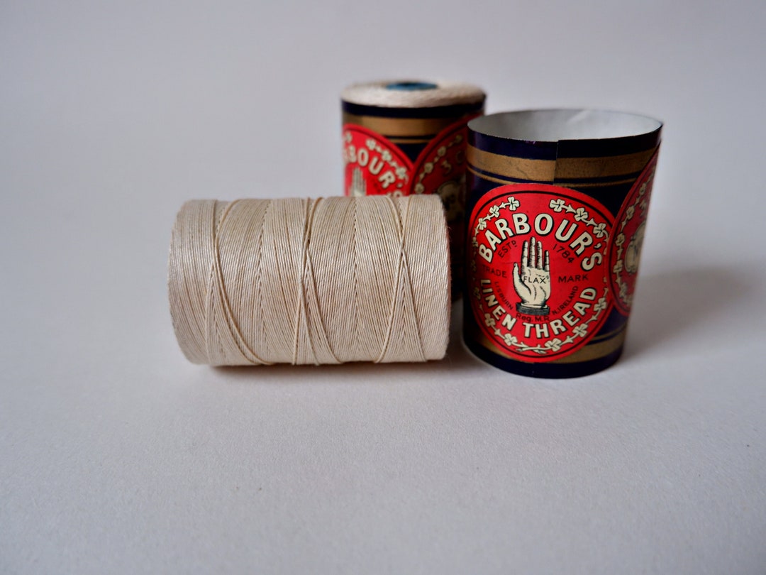Vintage Barbour Irish Linen Thread - Creamy White 50g - No:35 - Etsy