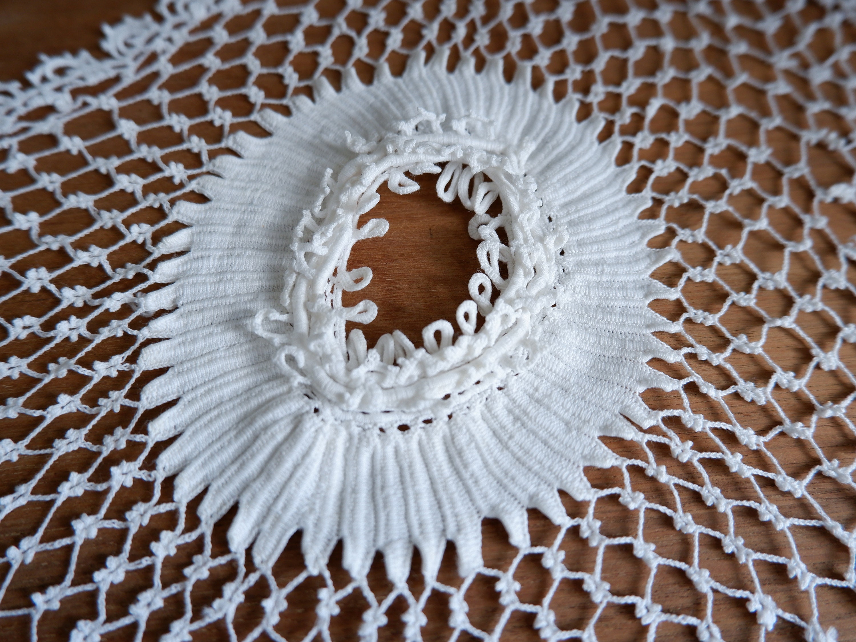 Vintage Clones Irish Crochet Lace Table Centre Tray Cloth - Etsy
