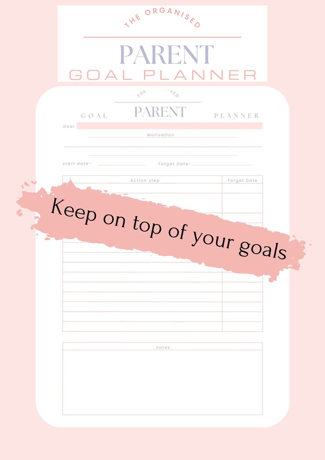 Goal Planner Printable. Reach Your Goals. Succeed. - Etsy
