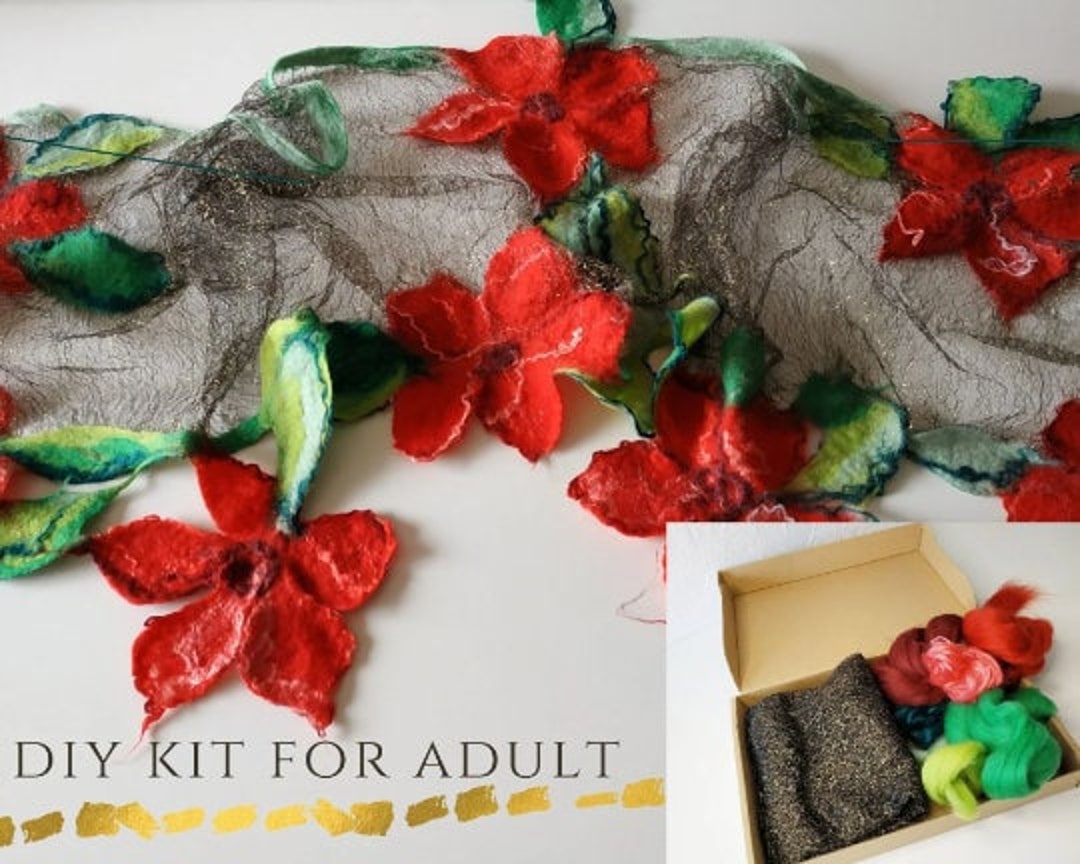 Craft Kit, Kits for Adults Felting, DIY Creative Gift, Craft Kit for Adults, Adult Craft Kit ...